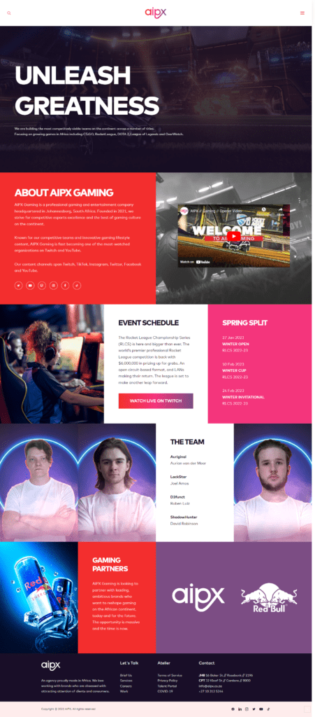 Gaming | AIPX Atelier